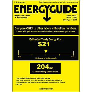 Chest Freezer Small Freezer Black Deep Freezers 3.5 Cu.Ft Compact Freezer Free-Standing Top Door Freezer Adjustable 7 Thermostat and Removable Basket Open Deep Freezer Energy Saving Apartment Kitchen
