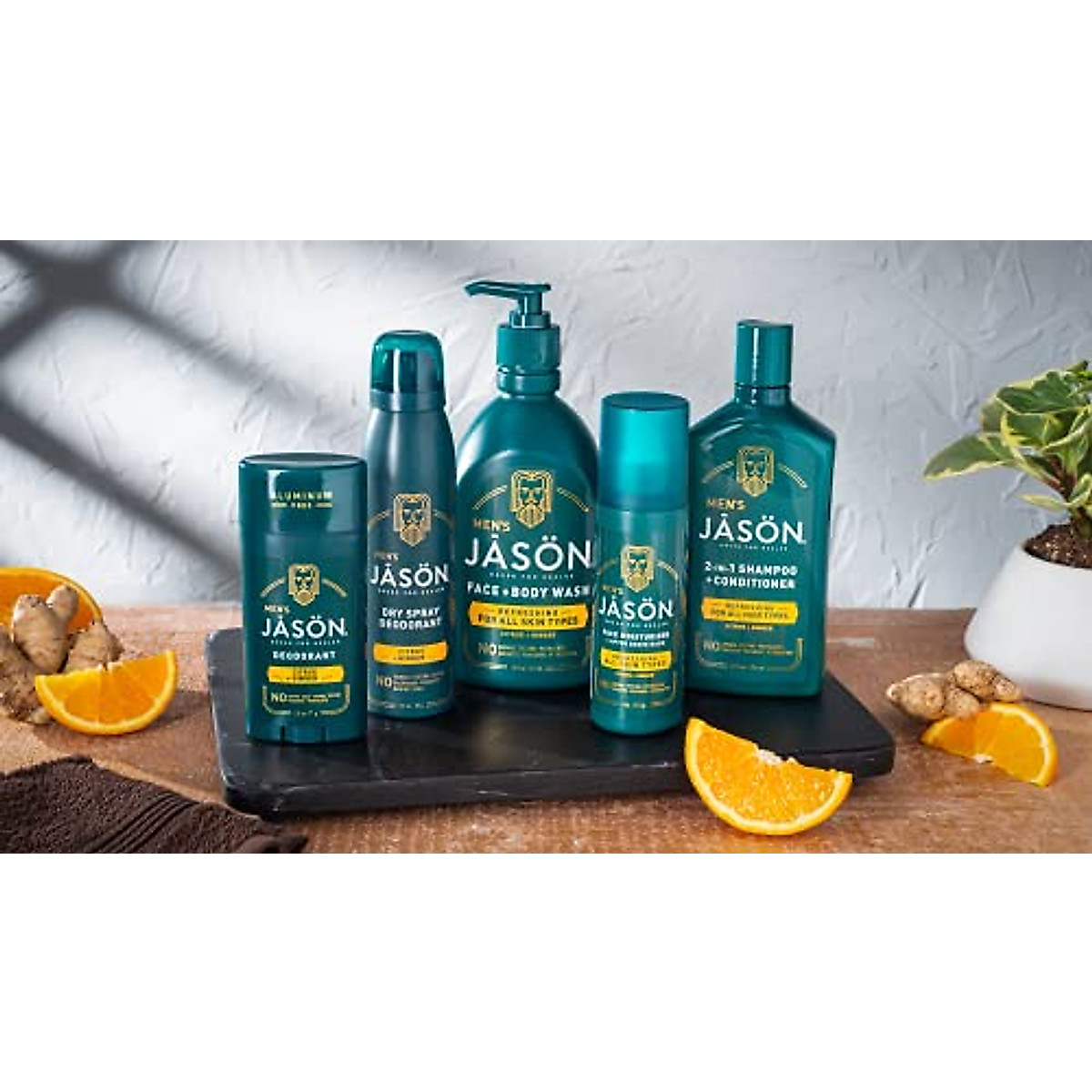 Jason Men's Refreshing Lotion and Aftershave Balm, 4 oz