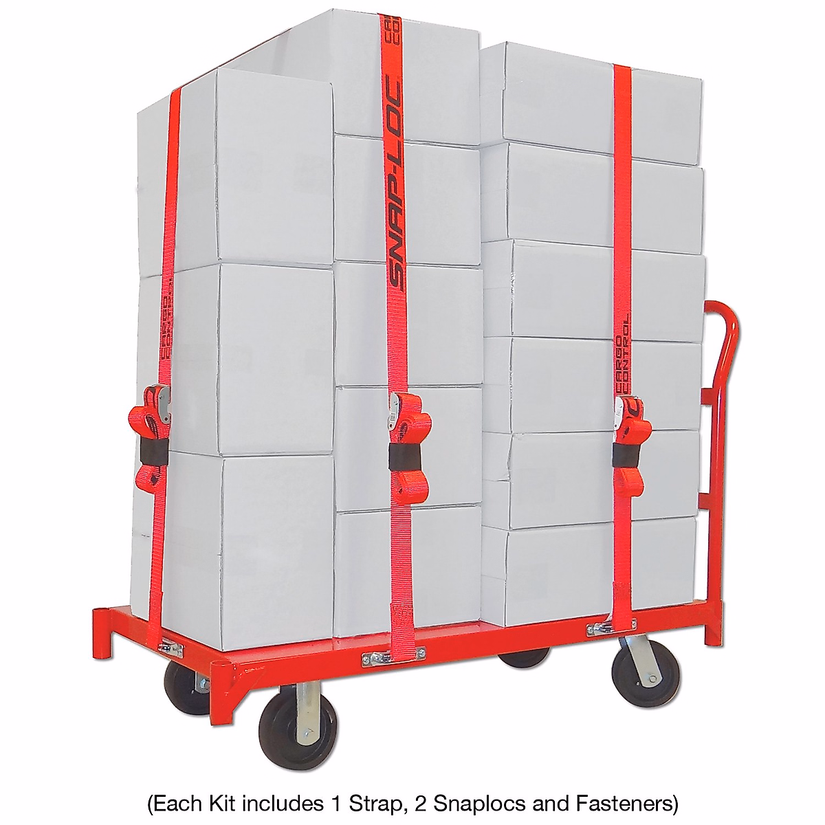 SNAPLOCS CART Strap Anchor KIT with 2"x16' CAM for Platform Trucks