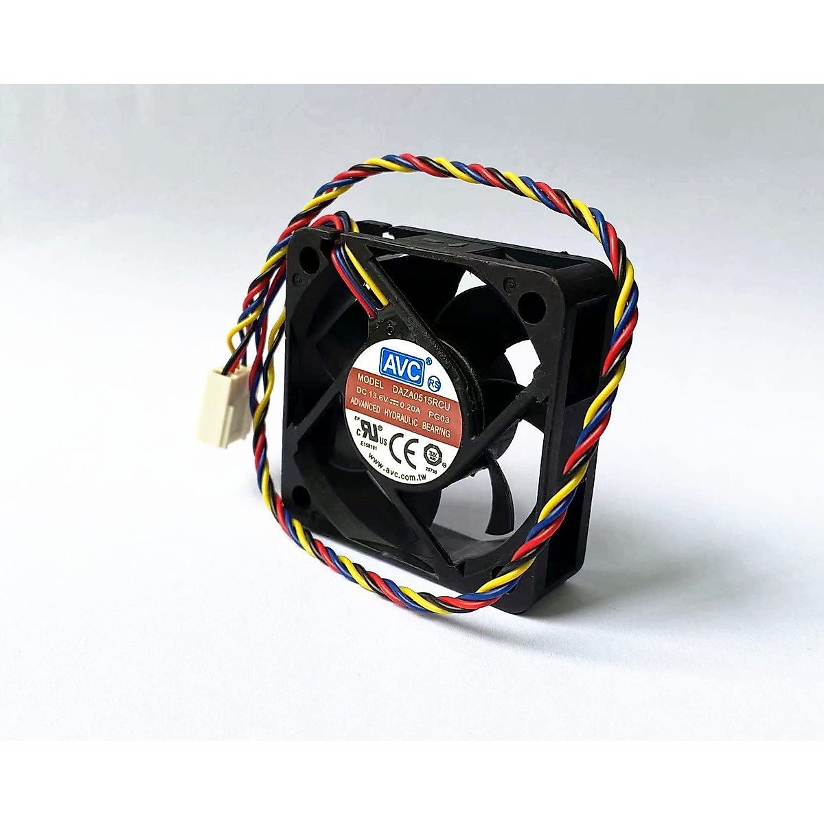 for DAZA0515RCU PG03 Fan DC13.6V 0.20A 5CM 50×50×15mm 4-Wire Silent Cooling Fan