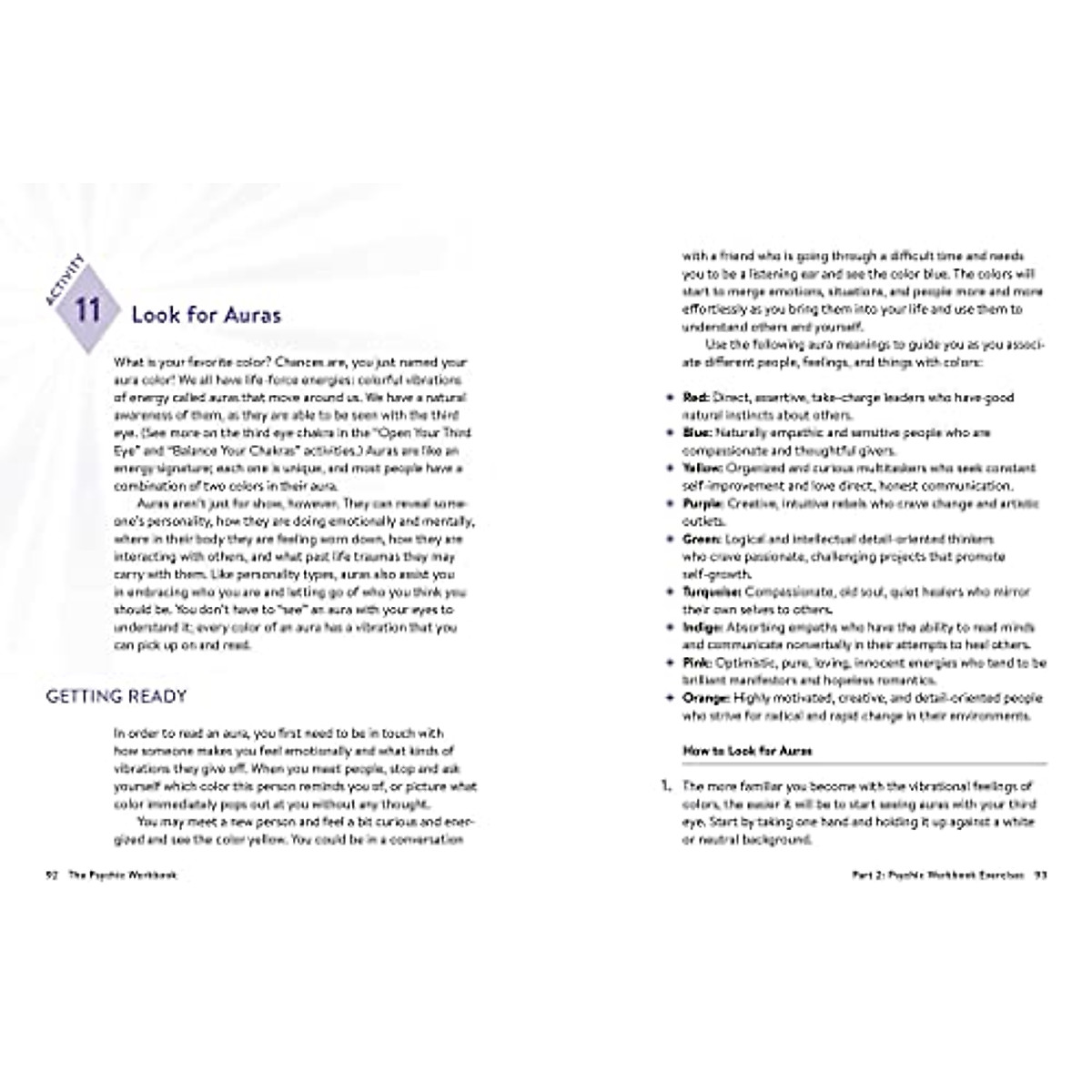 The Psychic Workbook: A Beginner's Guide to Activities and Exercises to Unlock Your Psychic Skills