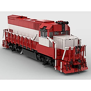 Cospro Retro Train Model Building Blocks, for Frisco GP15 Retro Train, MOC-104691, Collectible MOC Set Toys, Small Particle Building Kit, Compatible with Lego Technic, 1449PCS