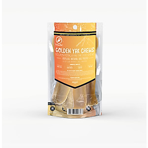 TickledPet Golden Himalayan Yak Dog Chews - 100% Natural (Medium)