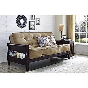 DHP 8 Inch Independently Encased Coil Mattress, Oatmeal Linen