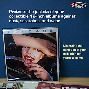 BCW 33 RPM Record Sleeves - 1000 ct