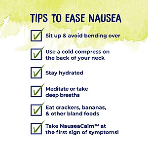 Boiron NauseaCalm Relief for Upset Stomach, Nausea, and Vomiting Due to Stomach Flu, Overindulgence, or Motion Sickness - Non-Drowsy - 60 Count