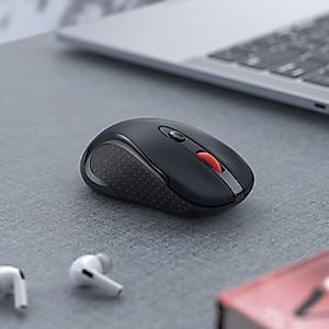 Wireless Mouse - Computer Mouse Ergonomic 2.4G USB, 5 Adjustable DPI Page Down/Up Buttons Laptop Mouse for Desktop PC MacBook
