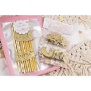 Twinkle Twinkle Little Star Baby Shower, Star Confetti, Moon Confetti, Moon and Stars Baby Shower