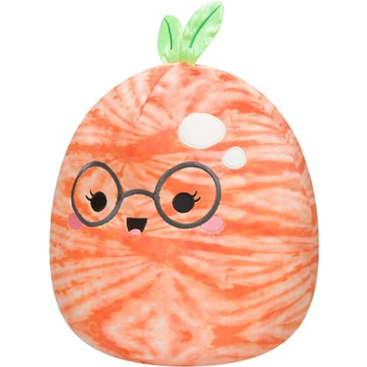 Squishmallows Original 14-Inch Judy Orange Tie-Dye Tangerine with Glasses - Large Ultrasoft Official Jazwares Plush