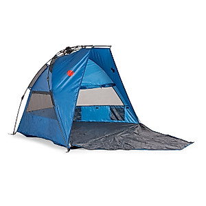 OMNICORE DESIGNS InstaShade XL 4 Person Pop Up Easy Set UP Beach Tent - Green