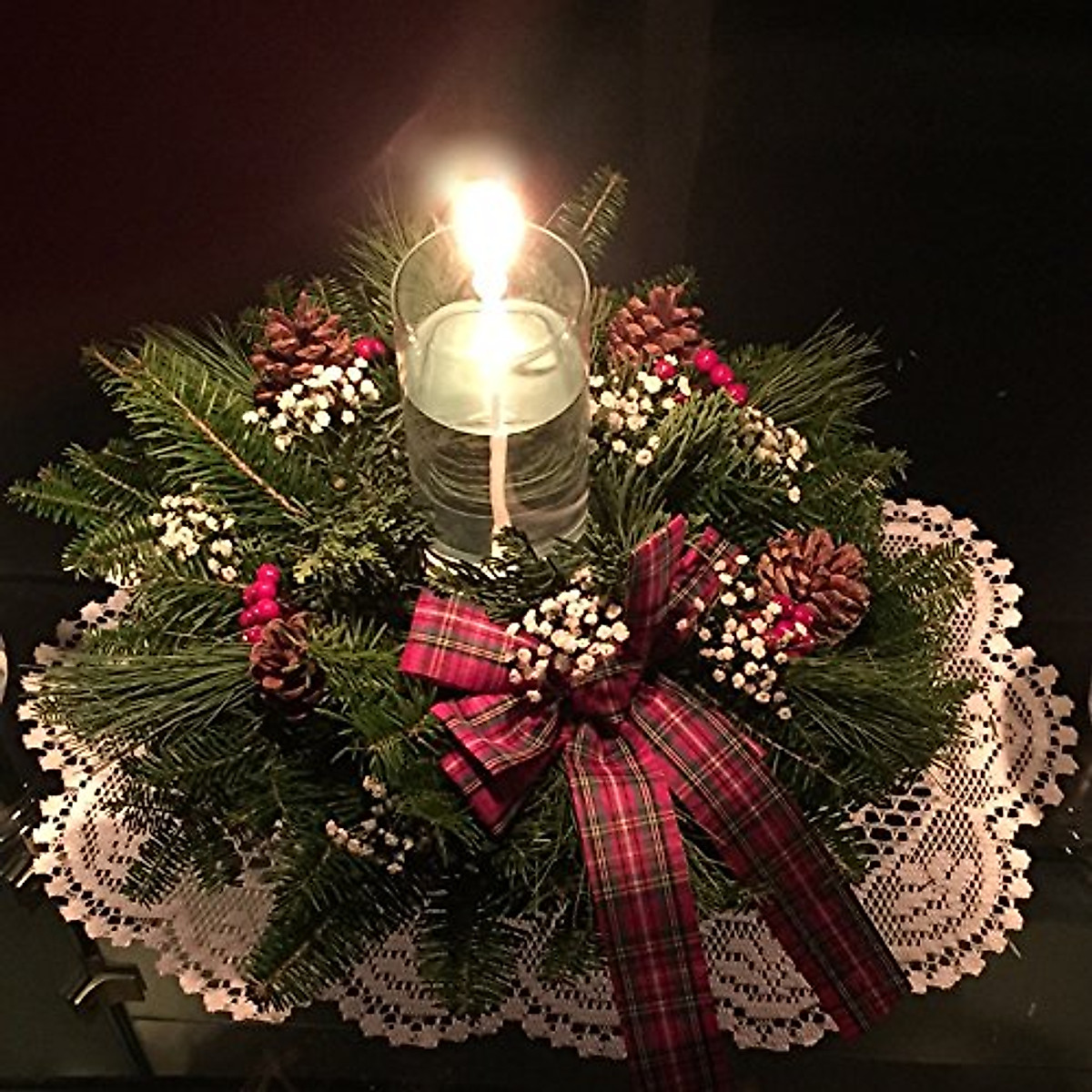 Firefly Pillar Candle Gift Set - 4-Inch, 5-Inch, 6-Inch Glass Refillable Oil Pillar Candles - Gift Set of 3