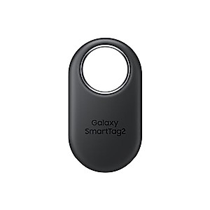 SAMSUNG Galaxy SmartTag2, Bluetooth Tracker, Smart Tag GPS Locator Tracking Device, Item Finder for Keys, Wallet, Luggage, Pets, Use w/ Phones and Tablets Android 11 or Later, 2023, 1 Pack, Black