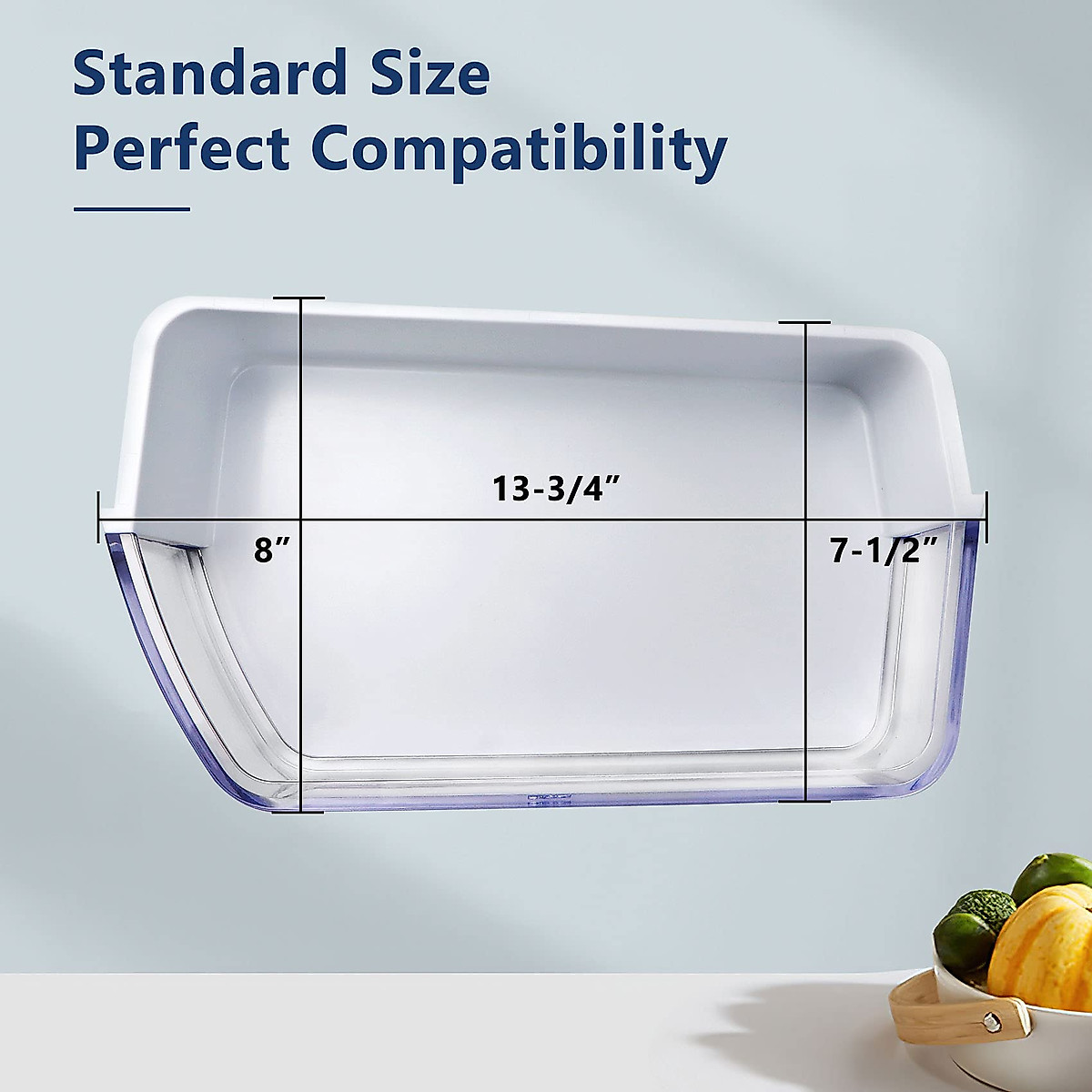 DA97-12657A Refrigerator Door Shelf Replacement Compatible with Samsung RF260BEAESG, RF261BEAESP, RF262BEAESR, NO. PS4176661,DA63-06867, AP5621270 (Left)