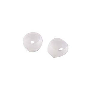 XCESSOR 7 Pairs (14 Pieces) of Silicone Replacement Apple Earphone Earbud Covers. Replacement Ear Tips for Apple Earphones. Transparent