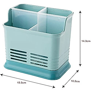 ceramic Utensil Caddy Chopsticks Cage Multi-Function Desktop Partition Rack Hollow Cutlery Shelf Holder Kitchen Drain Pen Holder chopstick holder