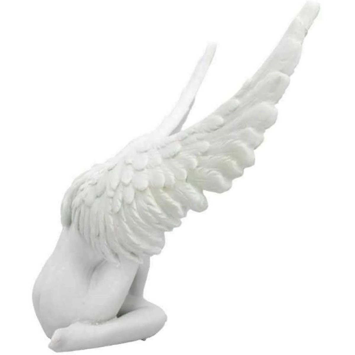 L-ELEGANT Angels Wings Garden Decor Statues,Angel Art Sculptures Ornaments for Bedroom Living Room,Redemption Angel Garden Figures Figurines Creative Angel Sculptures-Redemption Angel 18cm(7inch)
