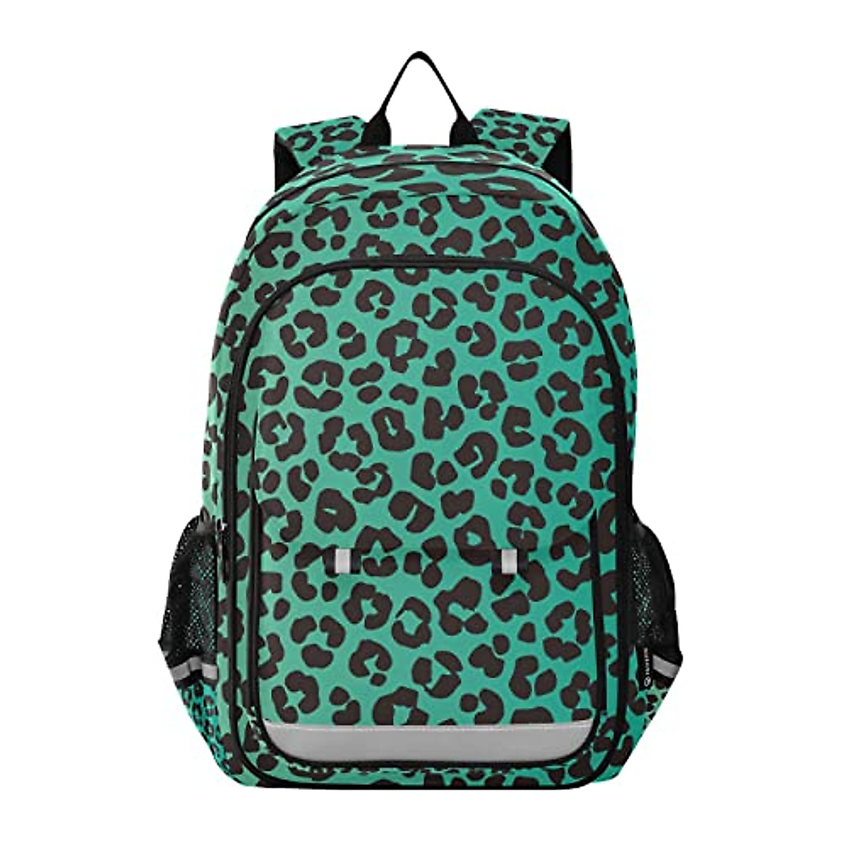 ALAZA Green Leopard Print Cheetah Laptop Backpack Purse for Women Men Travel Bag Casual Daypack with Compartment & Multiple Pockets