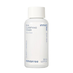 innisfree Bija Clarifying Toner with Salicylic Acid, Korean Toner for Clarifying, Smoothing, and Improving the Look of Pores (Packaging May Vary)