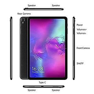 ALLDOCUBE Android Tablet 10.4", iPlay40Pro Tablet PC, Android 11, UNISOC Tiger T618 CPU, 8GB RAM/256GB ROM, in-Cell Technology IPS Screen, 2.4+5G WiFi, TF Expansion for Study Work Entertainment