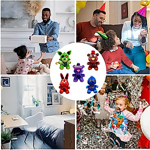 Security Breach FNAF Plushies Set - Modern Plushes for Game Fans