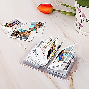 2Packs 36 Pockets 2x3 Photo Album for Fujifilm Instax Mini Camera, Polaroid Snap, Z2300, SocialMatic Instant Cameras & Zip Instant Printer (pink)