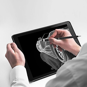 PRO Stylus Pen Works for Microsoft Surface Duo 2 with Ink, High Accuracy, Extra Sensitive, Compact Form for Touch Screens [3 Pack-Black-Red-Silver]