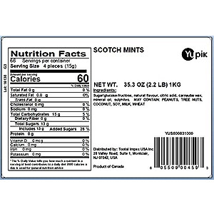 Yupik Mints, Scotch, 2.2 lb