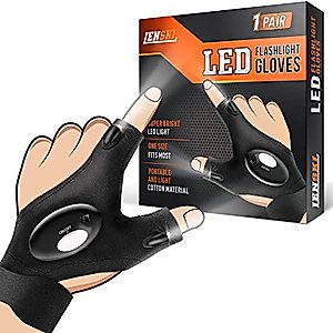 Lenski Gifts for Men, Stocking Stuffers for Adults Men, Flashlight Gloves Mens Christmas Gifts Ideas, Mens Gifts for Dad Him Grandpa, Dad Gifts for Men Who Have Everything, Cool Stuff Gadgets for Men