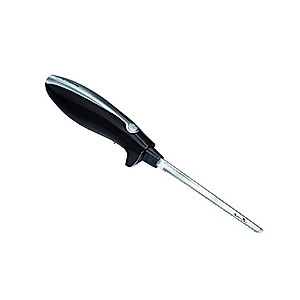 Hamilton Beach Electric Knife for Carving Meats, Poultry, Bread, Crafting Foam and More, Storage Case and Serving Fork Included, Black