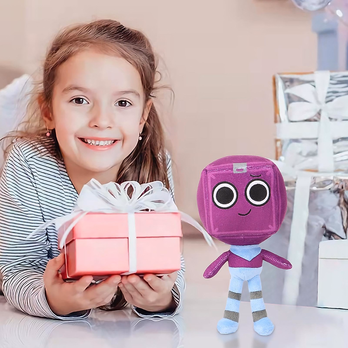 ekovko Dandy Plush Boxten, Dandy's World Plush Toy for Boys and Girls Adorable Plush Pillow Home Decors Birthday Valentines Gift for Fans and Kids