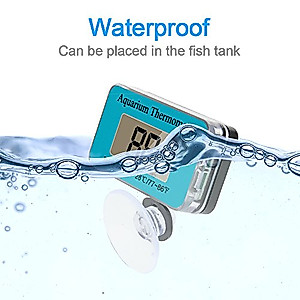 DaToo Aquarium Thermometer with Sucker, Second Generation (Update), 1 Yr Warranty
