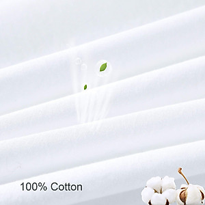 YINFUNG Floral Duvet Cover King Flower White Yellow Wildflower Spring Embroidered Cotton King Garden Green Elegant Botanical Blossom Fresh Sweet French Country Bedding Set 3 Pieces 104x90