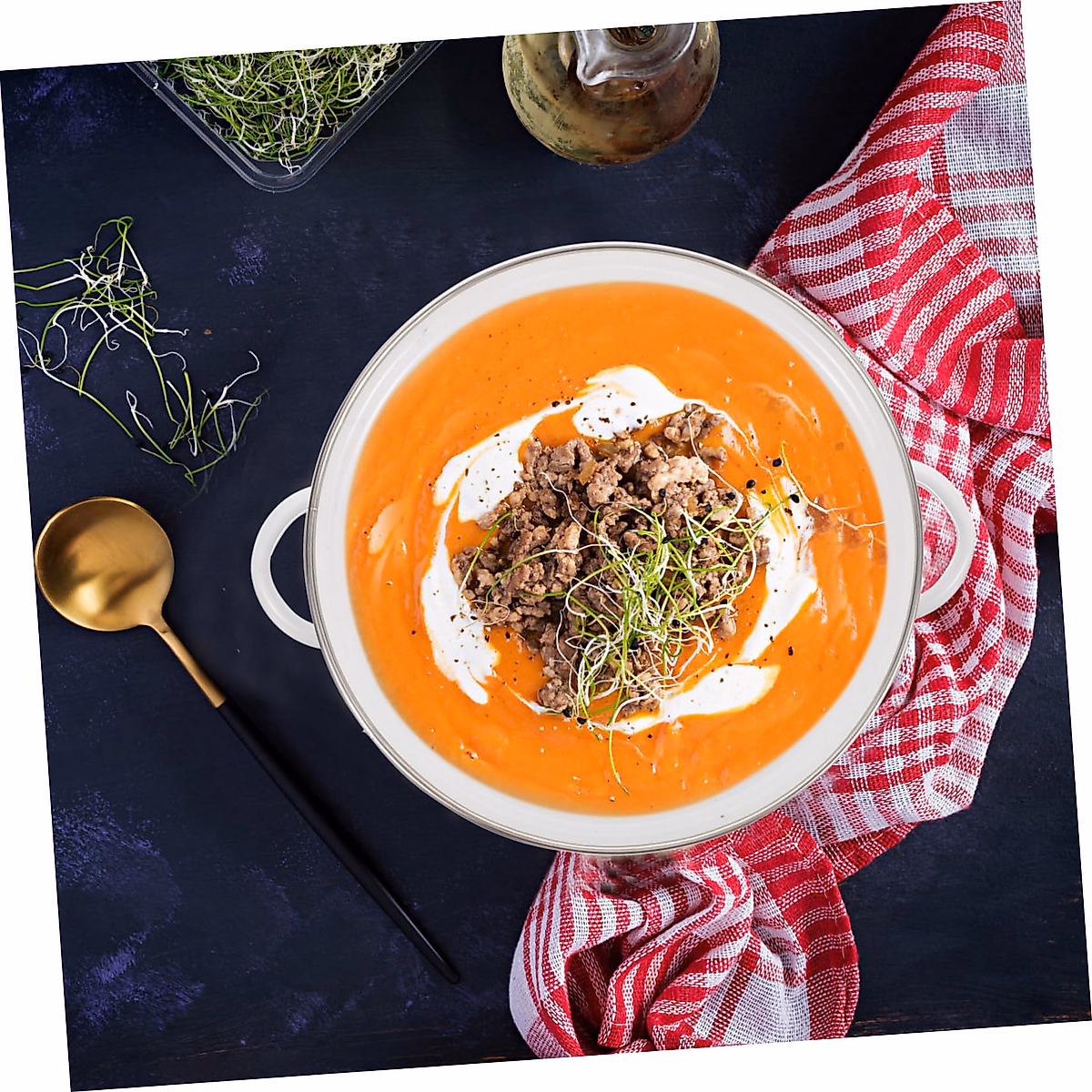 GANAZONO 3Pcs Enamel White Cooking Pot wear-Resistant stockpot Delicate Soup Pot Vintage Soup Pot Soup Pot with lid Vintage stockpot Multipurpose Pot Old Fashioned Cooking Utensils