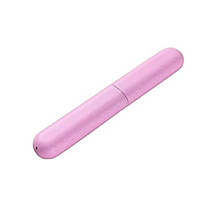 loinhgeo Portable Outdoor Travel Dustproof Toothbrush Protector Case Cover Storage Box Container Pink
