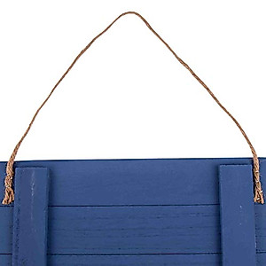 GSM Brands Lake Time Wood Plank Hanging Sign (13.75x6.9)