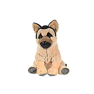 Wild Republic, German Shepherd Plush, Stuffed Animal, Plush Toy, Gifts Kids, Pet Shop, 12 Inches