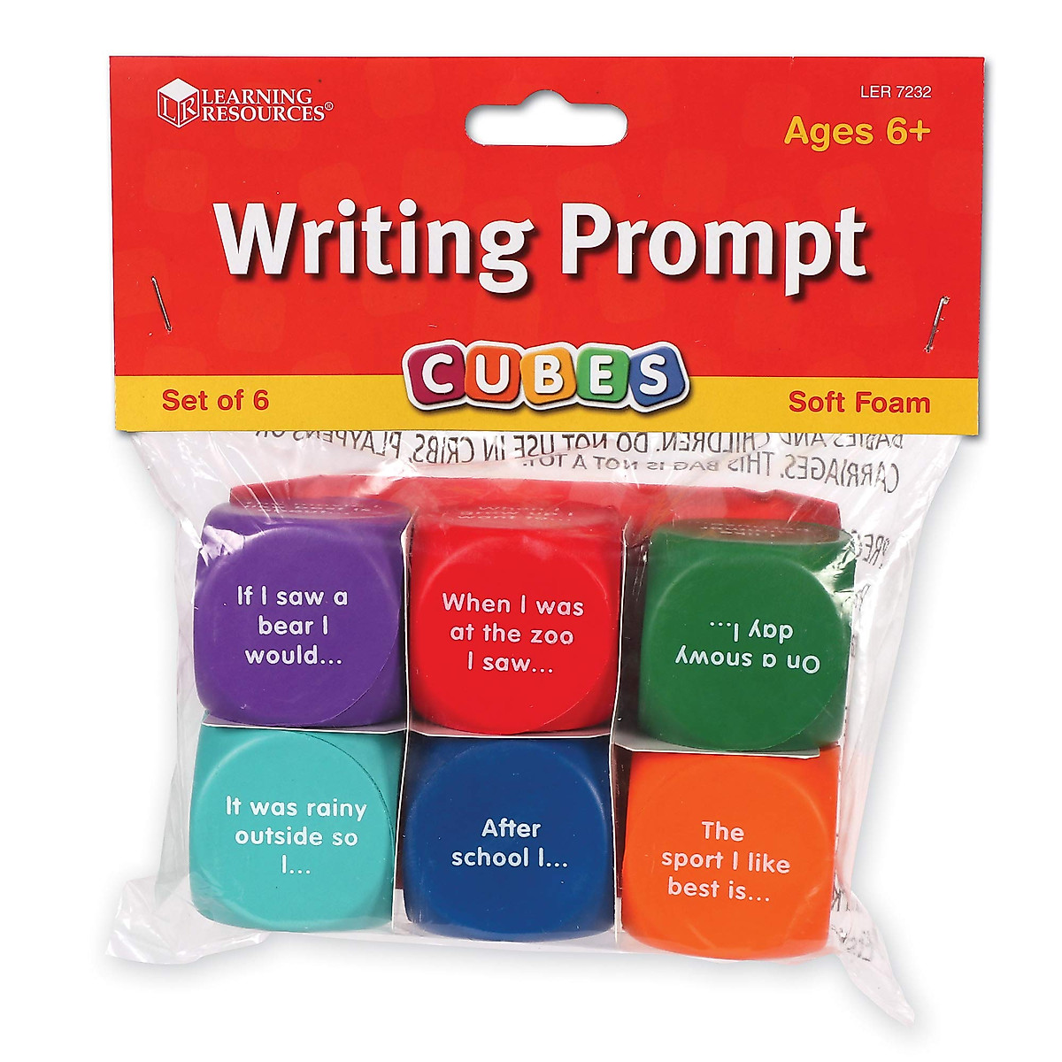 Learning Resources Writing Prompt Cubes