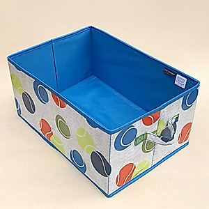 Passion for Tennis Collection 17"x12"x8" Storage Bin (White Background)