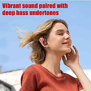 Q63 Wireless Earbuds for Samsung Galaxy Tab A7 Lite with Immersive Sound True 5.0 Bluetooth Over The Ear Sport Headphones with a Charging Case - Stereo Calls Touch Control IPX7 Sweatproof Deep Bass