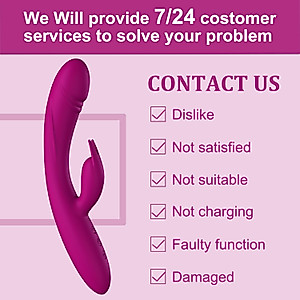 Adult Sex Toys Vibrator Silicone Dildo - C & G Spot Vibrator with 10 Vibrations and One-Click Enhanced Mode, SeYouYou Female Sex Toy with Powerful Dual Motors, Rabbit Vibrators Adult Toys for Woman