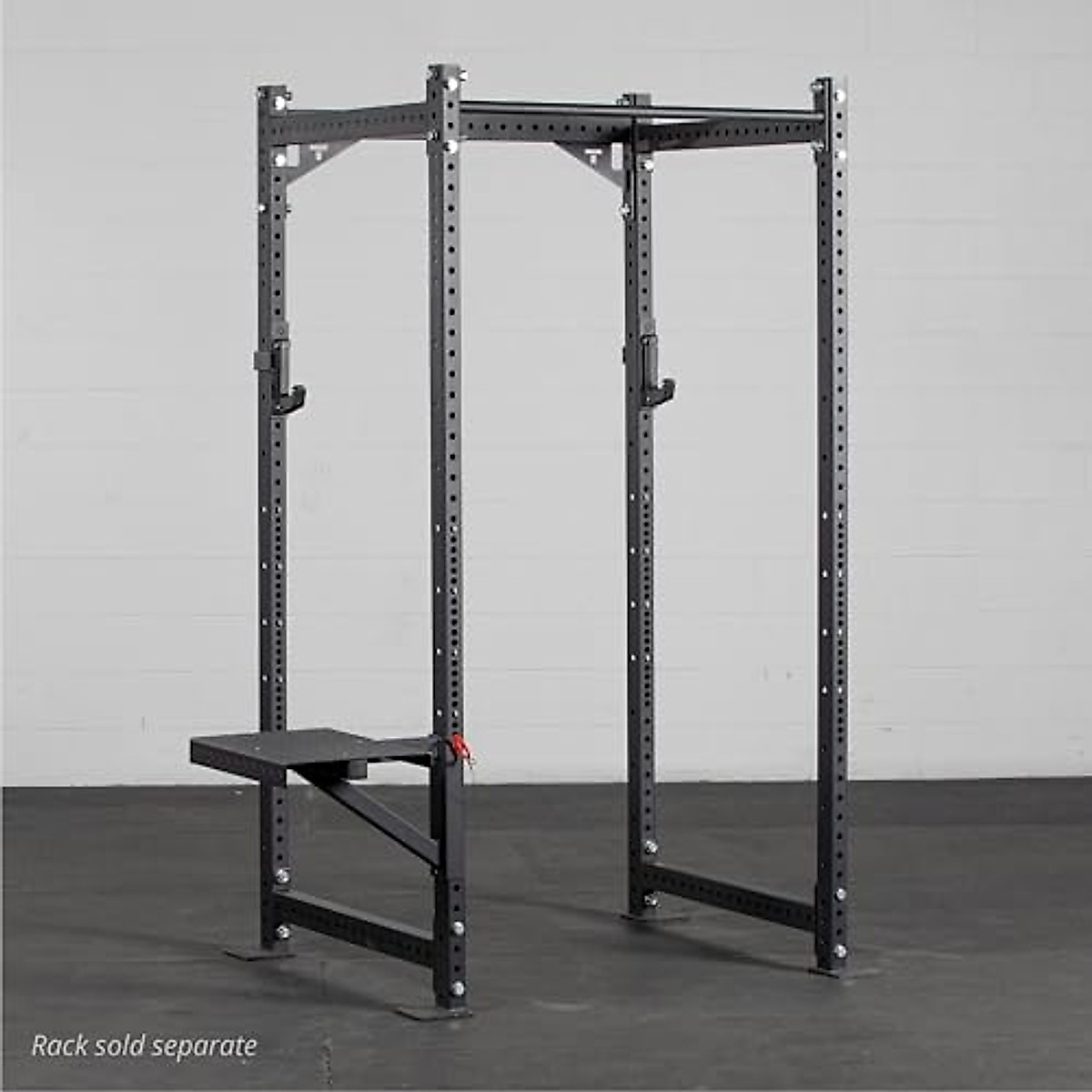 Titan Fitness T-3 Series Rack Mounted Step-Up Platform, 22" x 15" Diamond Plate Platform, 550 LB Capacity