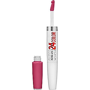 Maybelline SuperStay 24, 2-Step Liquid Lipstick, Stay Scarlet