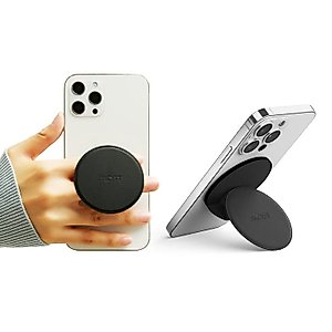 MOFT Universally Compatible Magnetic Phone Grip Stand, 360° Rotation Adjustable Angles, Pocket-Friendly for Andriod, iPhone and All Smartphones