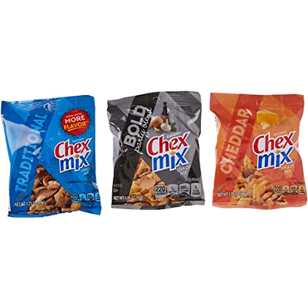 Chex Mix Classics Snack Mix, 1.75 Ounce (Pack of 30)
