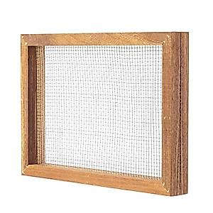 Tablecraft 11088 Herb Drying Rack, Natural, 13.75-inch Length, Acacia Wood