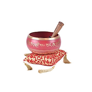 SINGING BOWL (RED, 5.5 IN)