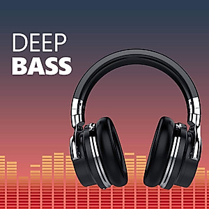 NC Active Noise Cancelling Headphones Bluetooth Headphones Wireless Headset Over Ear30 Hours Playtimewith Mic