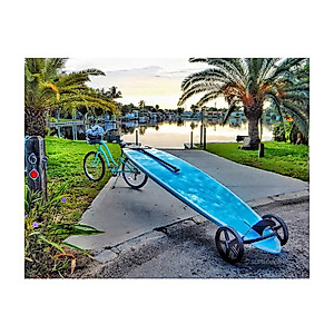 SUP Wheels | Walk or Bike Bundle | Wheel Carry + Bike Strap Handle Combo