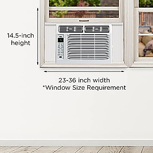 TCL 6W9ER1-A Smart App & Voice Control Window Air Conditioner, 6,000 BTU, White