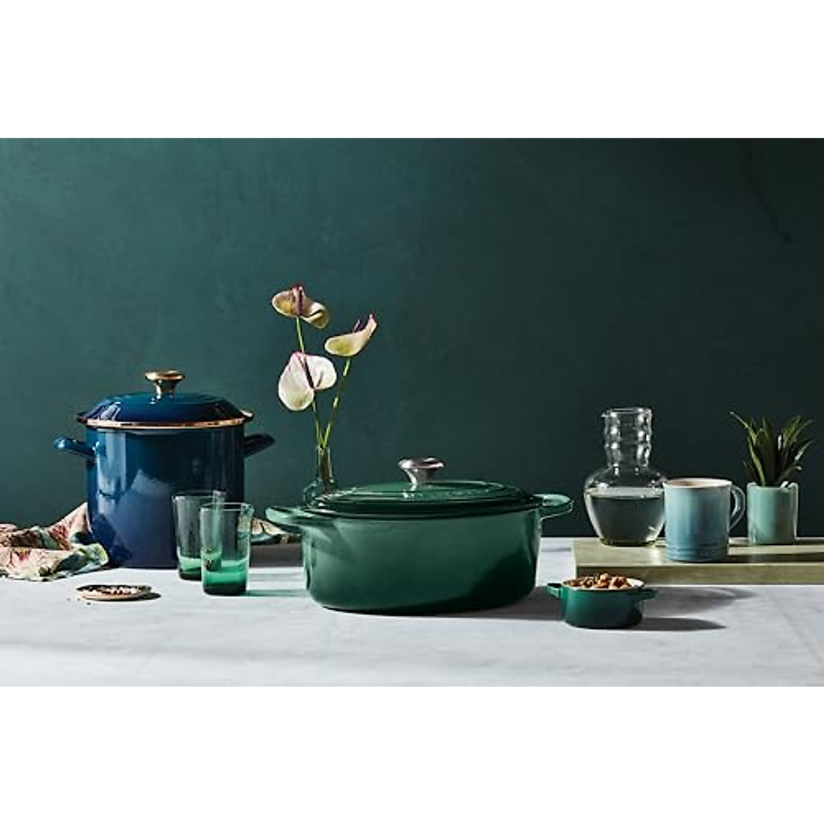 Le Creuset Enameled Cast Iron Signature Oval Dutch Oven, 6.75 qt., Artichaut